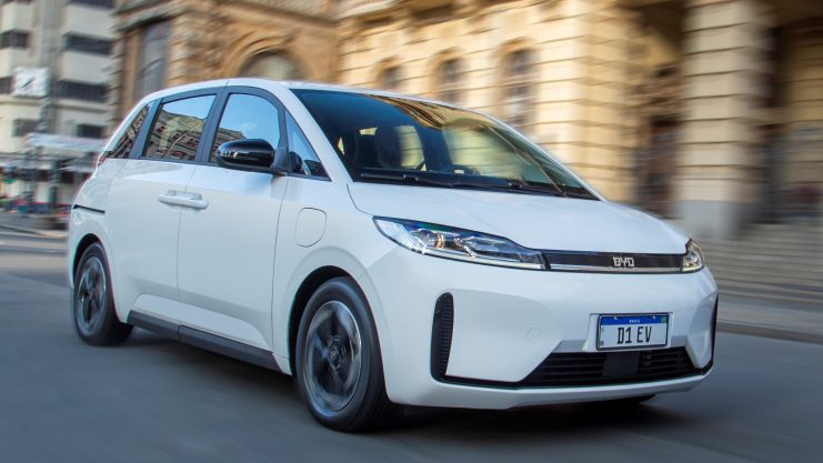BYD D1 EV é o terceiro lançamento da marca chinesa no Brasil